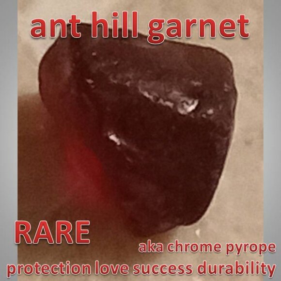 Jewelry | Rare Ant Hill Garnet Chrome Pyrope 3 Love Protection Success ...